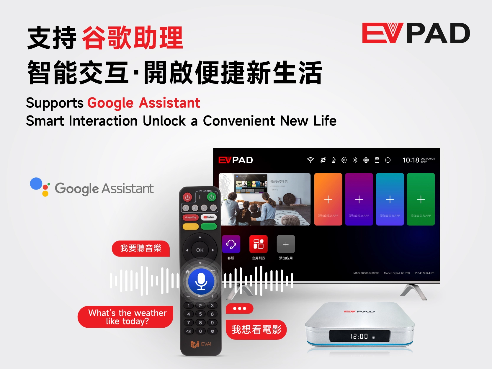EVPAD 12 Android TV Box Features And Specs - EVPAD TV Box Official Store